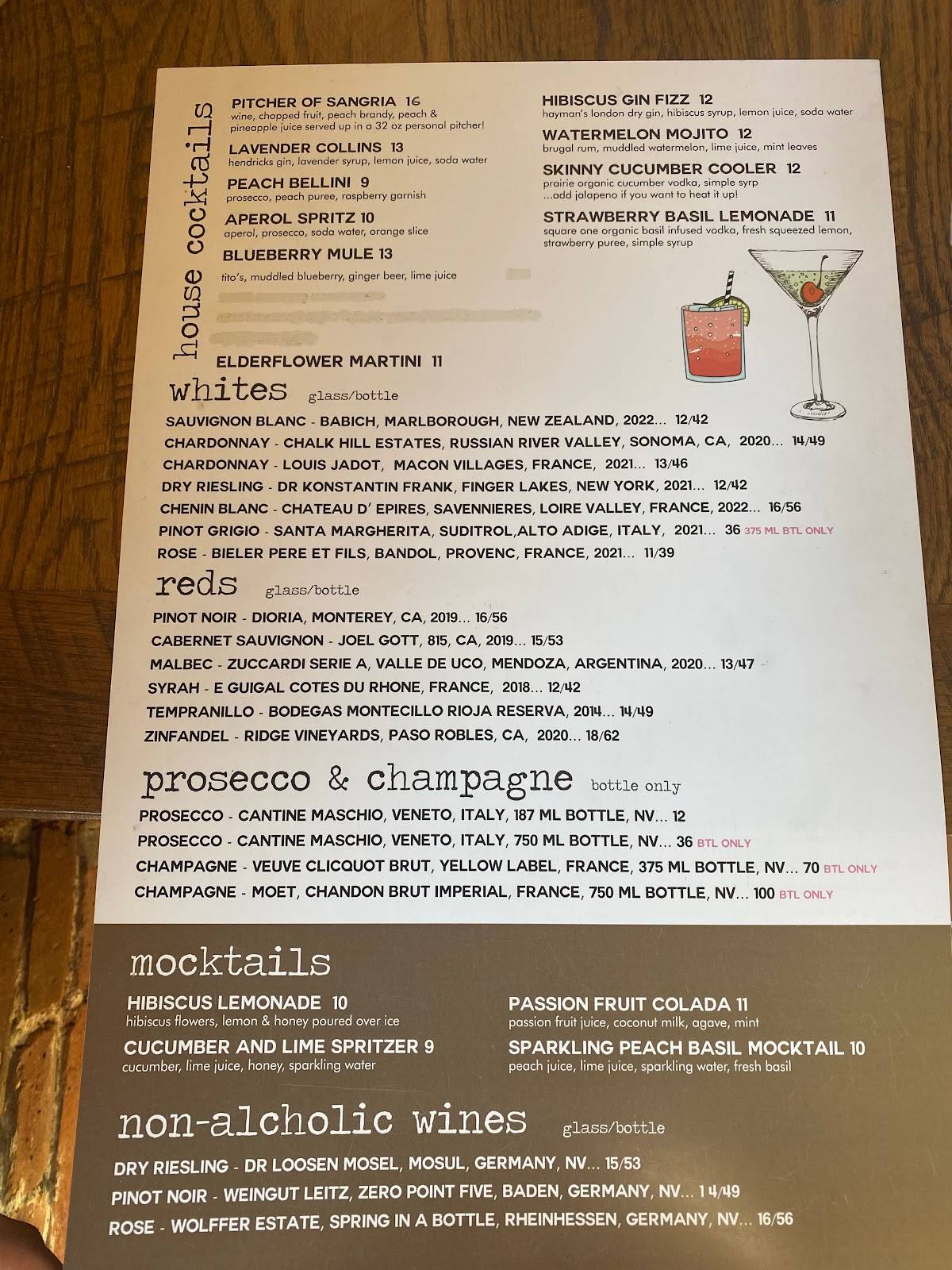 Menu at Bridge Restaurant [Raw Bar] River Patio, Westerly