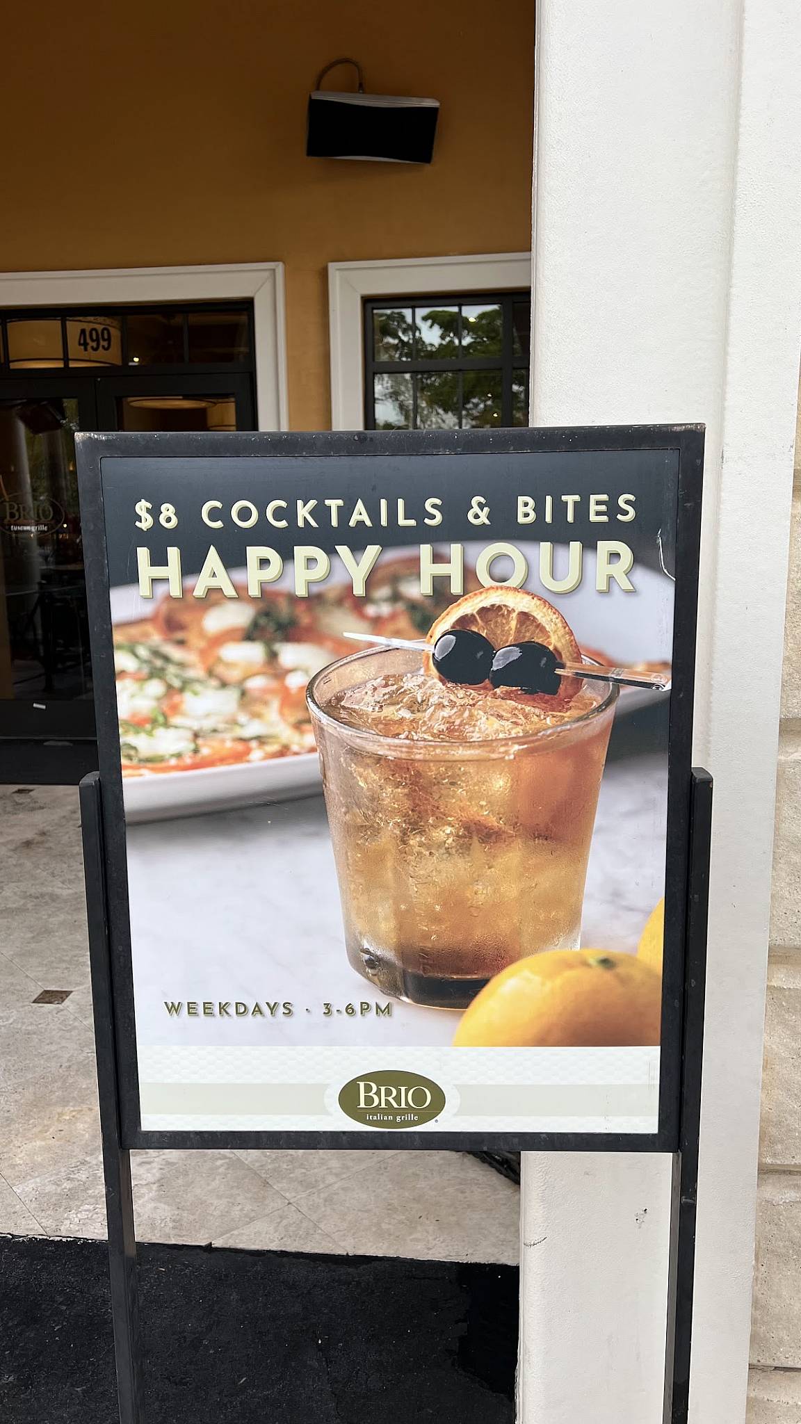 Menu at Brio Italian Grille pub & bar, Plantation