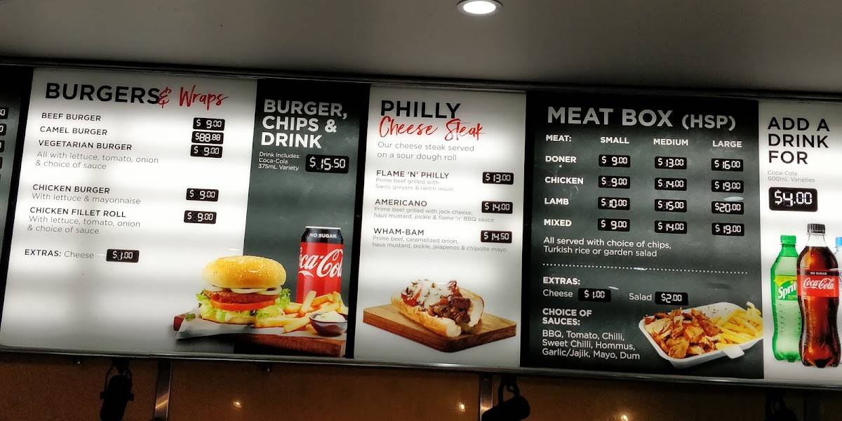 Menu at Brothers Kebab Belmore restaurant, Belmore