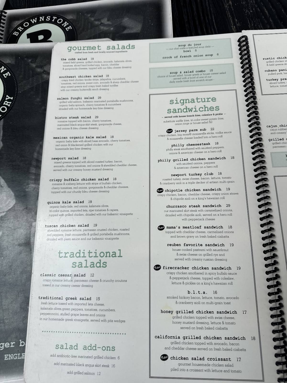 Menu at Brownstone Pancake Factory (Freehold, NJ) cafe, Freehold