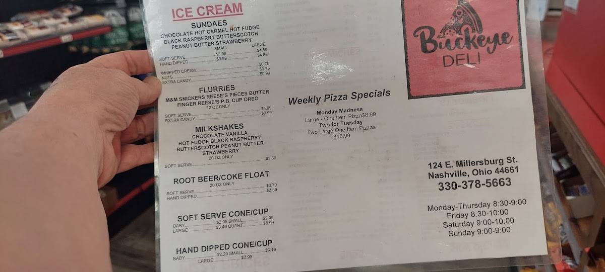 Menu at Buckeye Deli & The Patio Bar at Buckeye Deli, Nashville