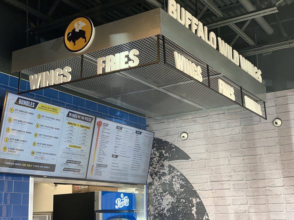 Menu at Buffalo Wild Wings 'GO' restaurant, Augusta