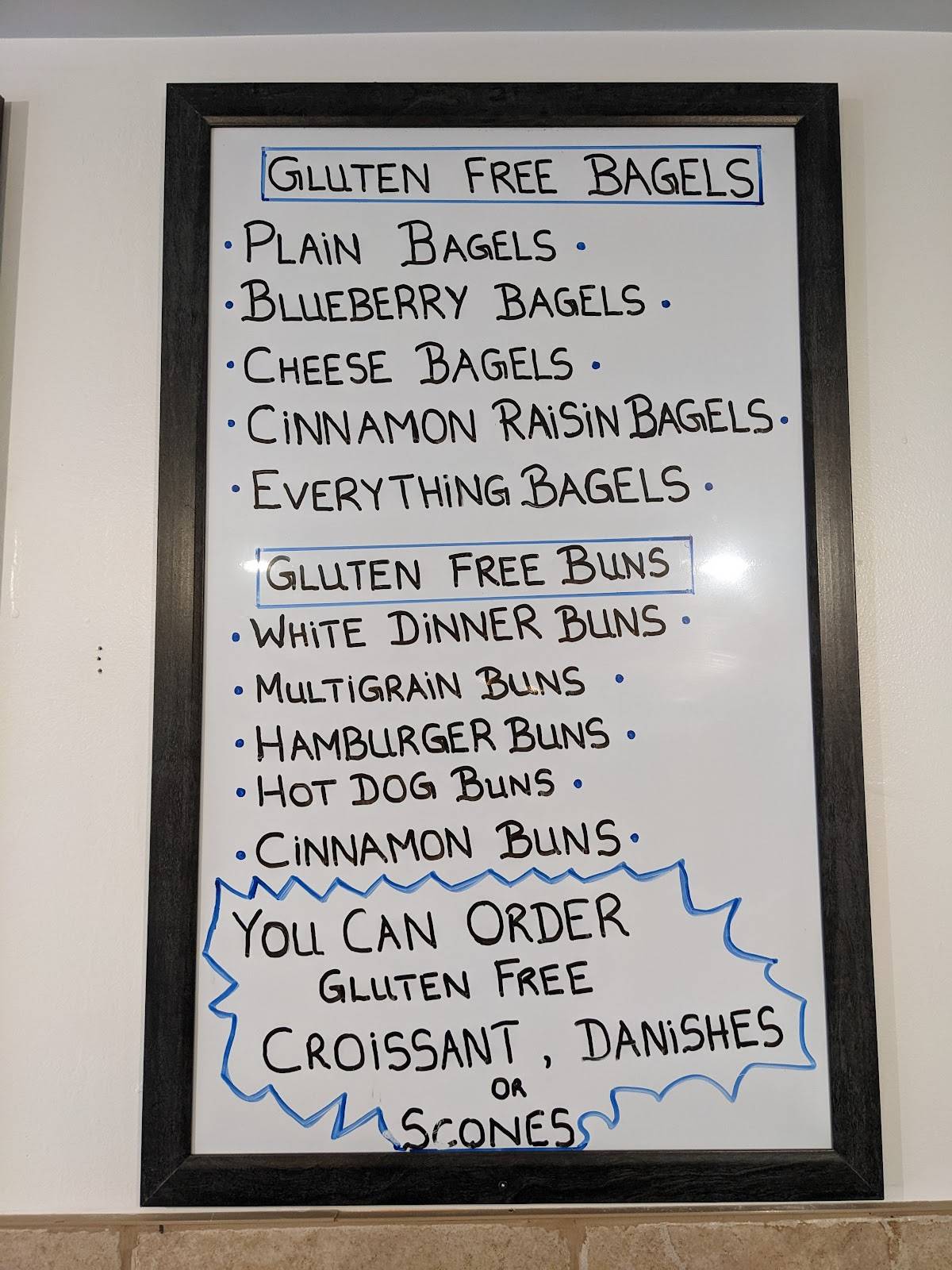 Menu at Buns & Roses Organic Bakery, Edmonton