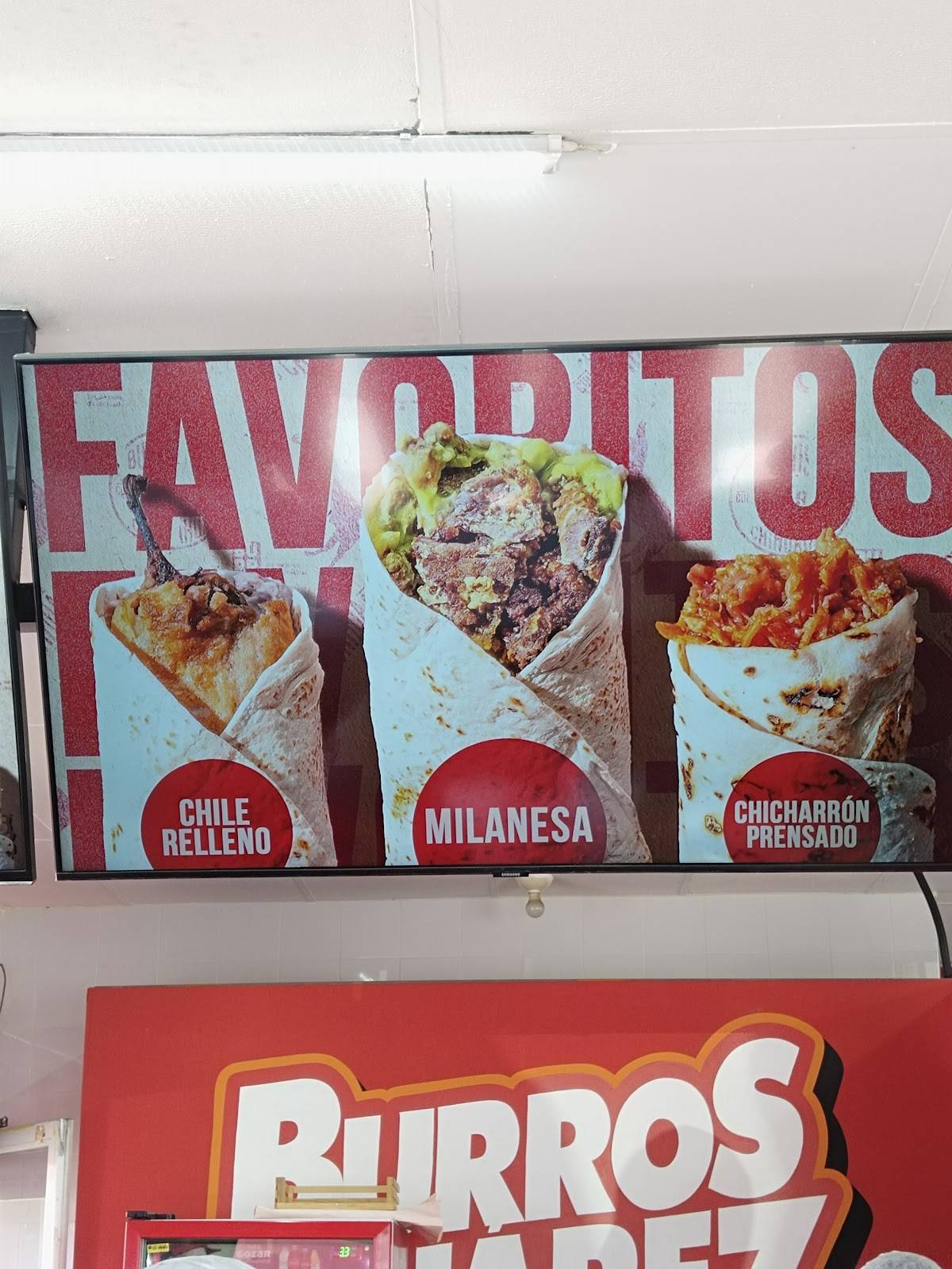 Menu at Burros de Juarez restaurant, Chihuahua, Av. Tecnológico 4903