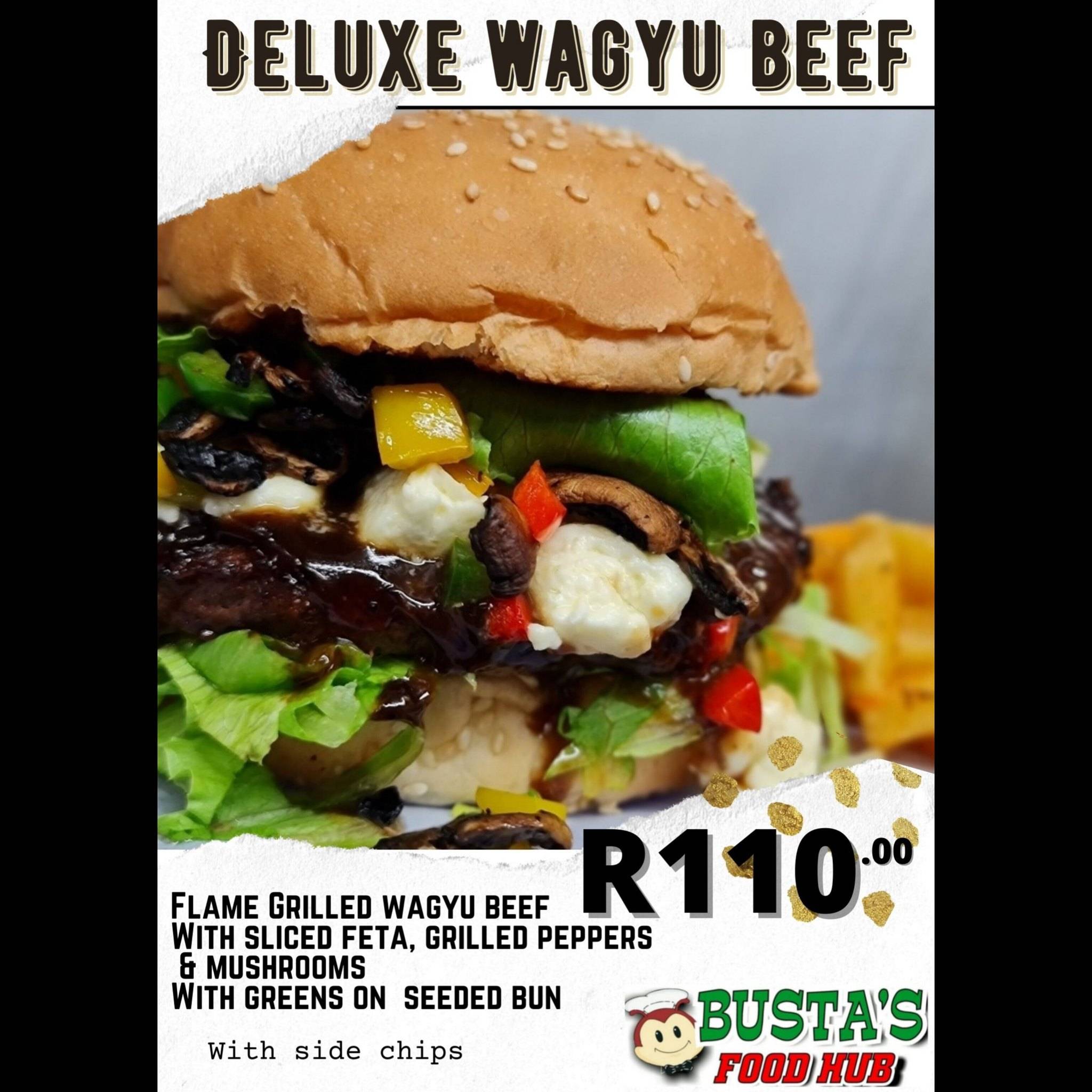 Menu at Busta's Food Hub restaurant, Paarl