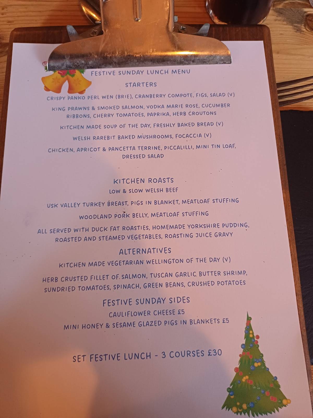 Menu at Butterflies Bar & Kitchen, Blaenavon