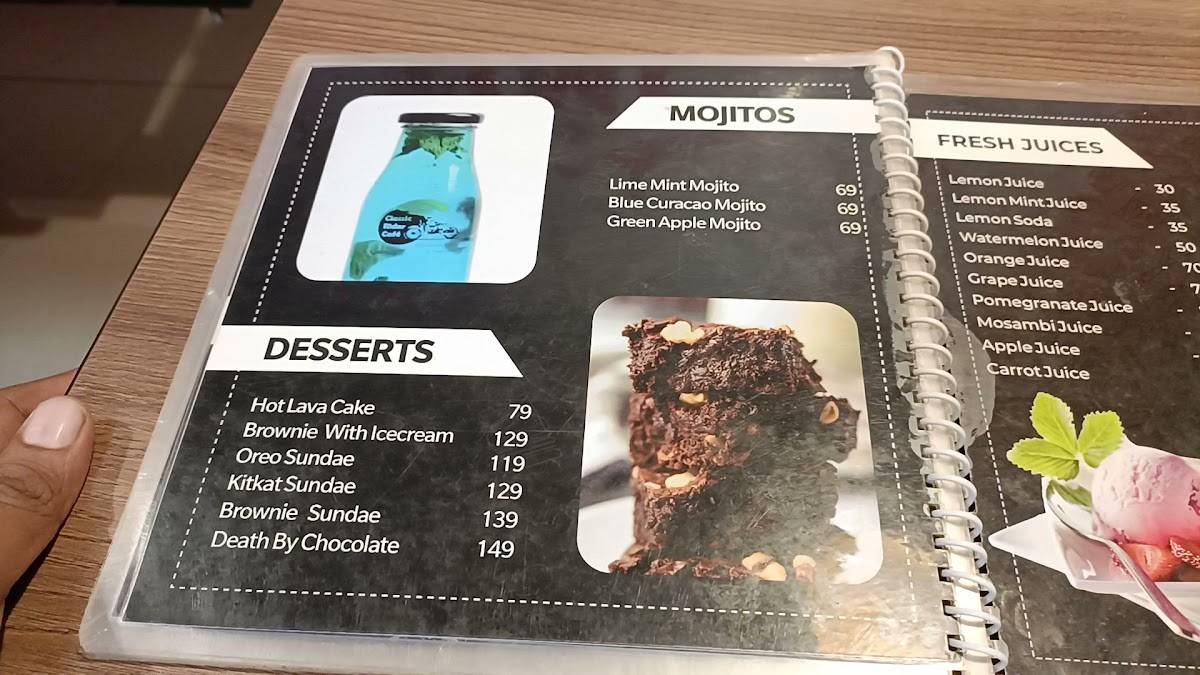 Menu at CLASSIC RIDER CAFE PONDICHERRY, Puducherry