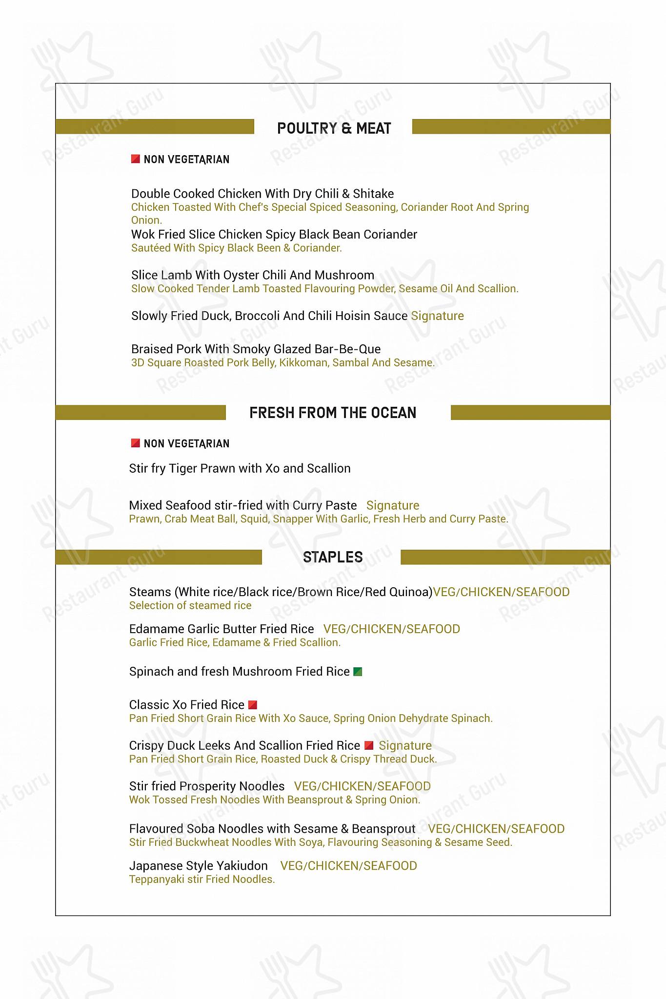 Menu at CLUB FENICIA, Kolkata