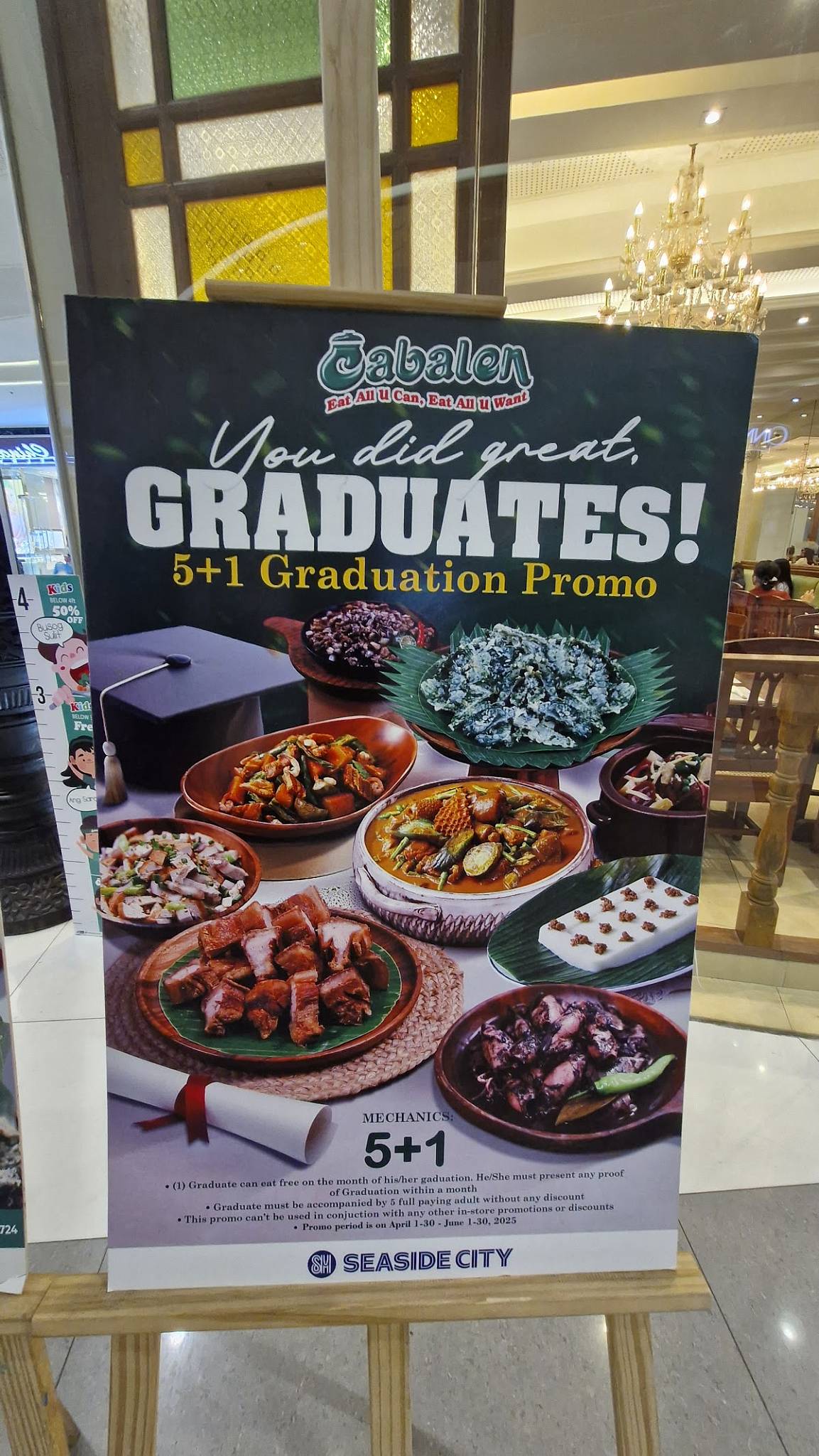 Menu at Cabalen restaurant, Cebu City, Lower Ground Floor