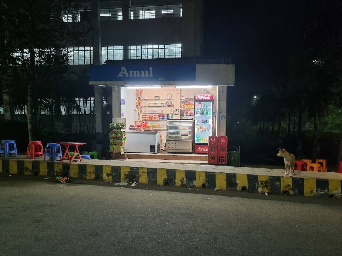 Menu at Amul Parlour, Madhuban