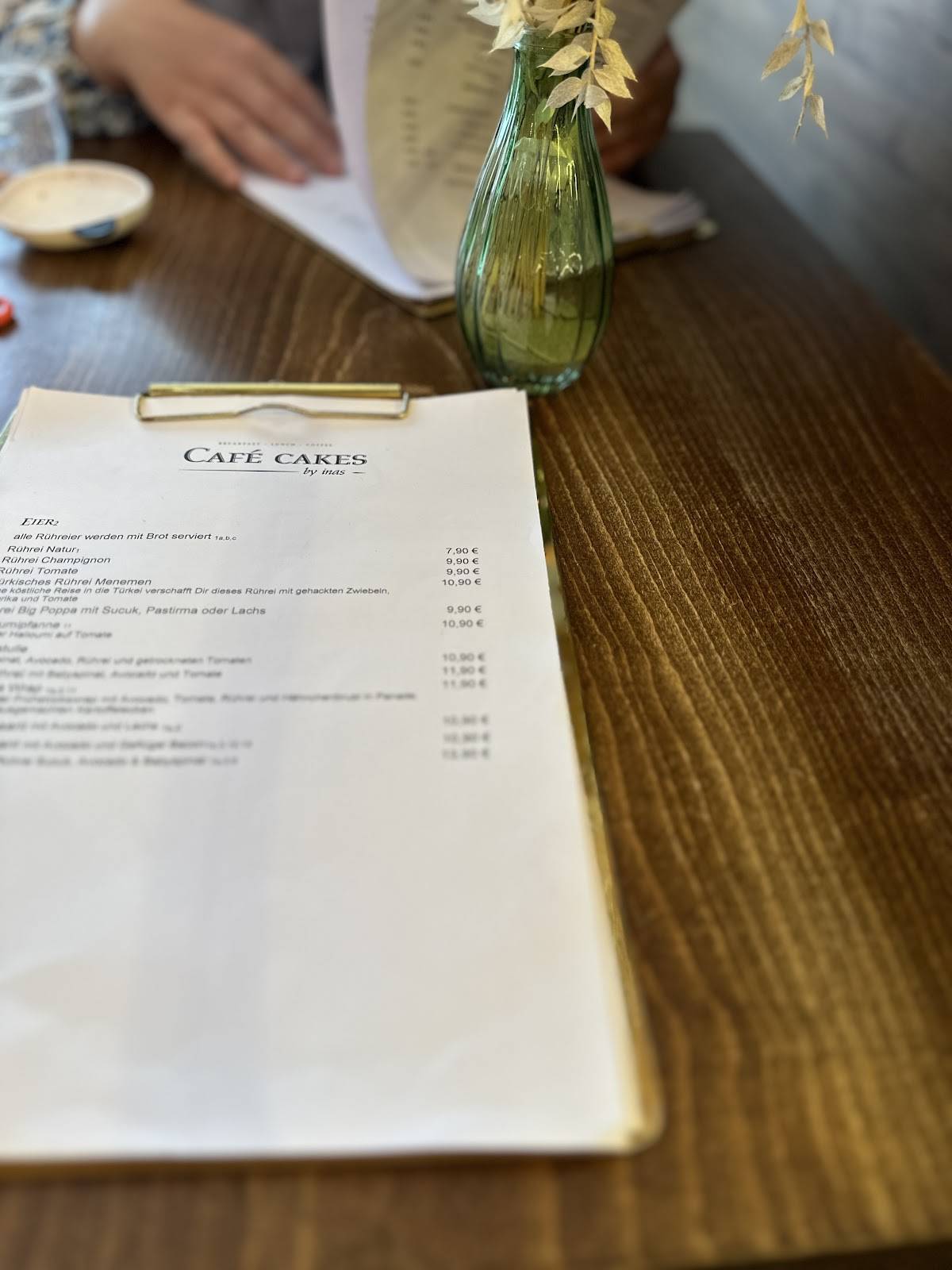 Speisekarte von Café Cakes by Inas cafe, Düsseldorf