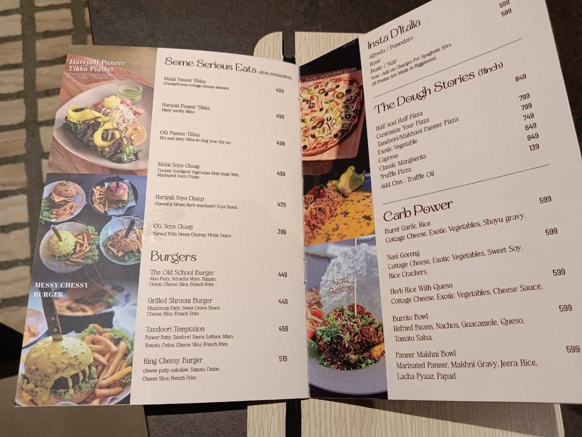 Menu at Cafe De Meet, Surat, 109