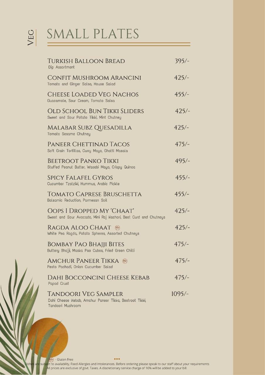Menu at Cafe De'lan, Noida