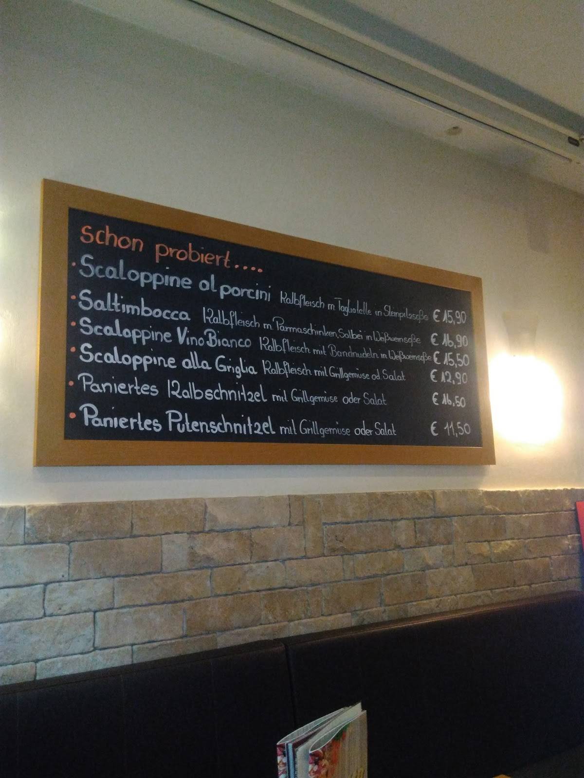 Speisekarte von Cafe Giotto Gelateria, Gersthofen