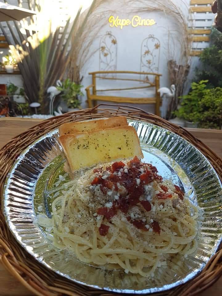 Menu at KAPE CINCO cafe, Marikina