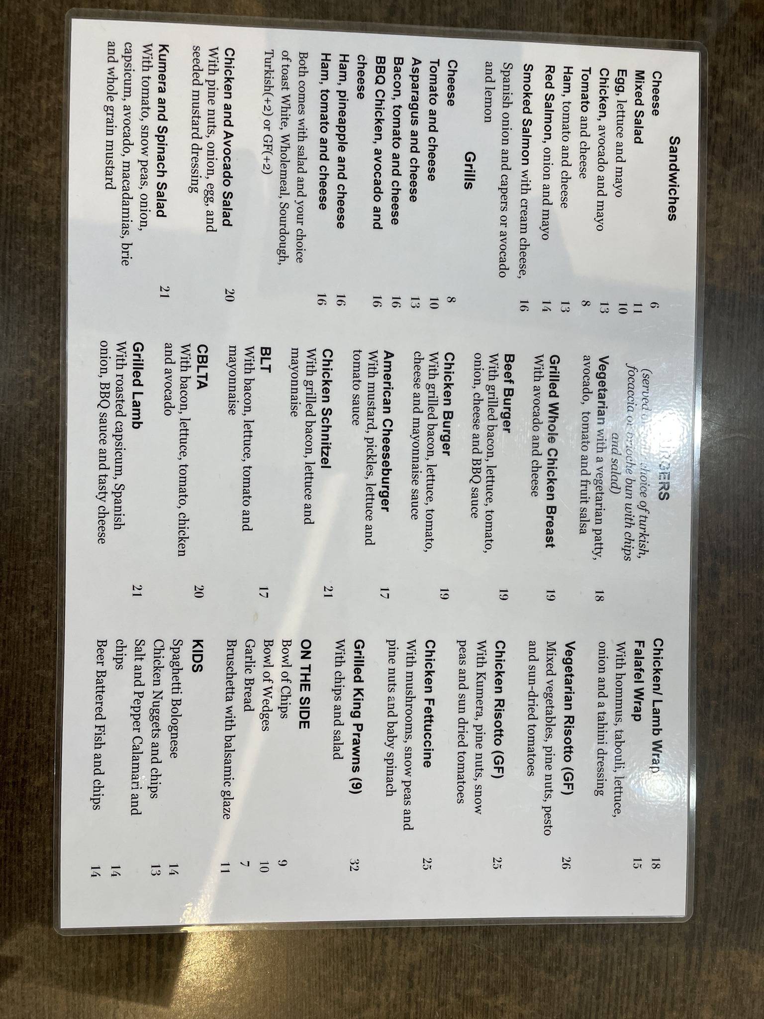 Menu at Cafe Laurella, Berowra Heights