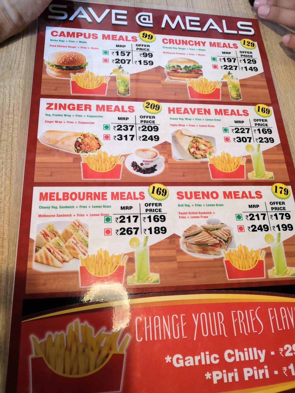 Menu at Melbourne cafe, Mumbai, Shop no 2 lakdawala house