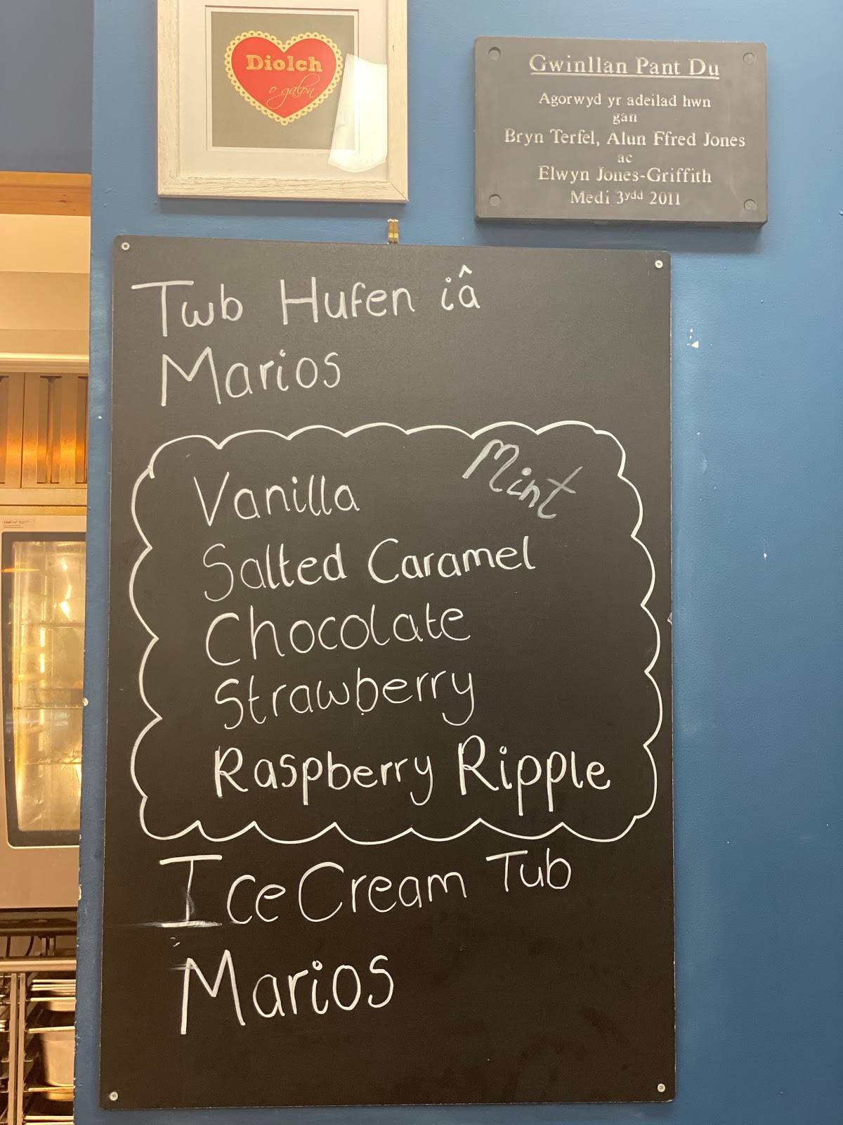 Menu at Pant Du Vineyard and Cafe, Penygroes
