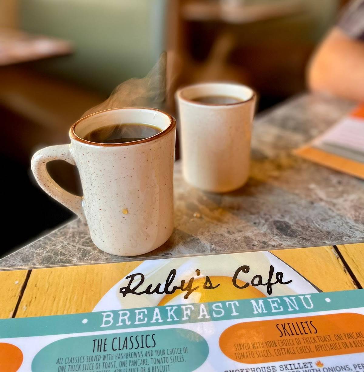 Menu at Ruby's Cafe, Missoula