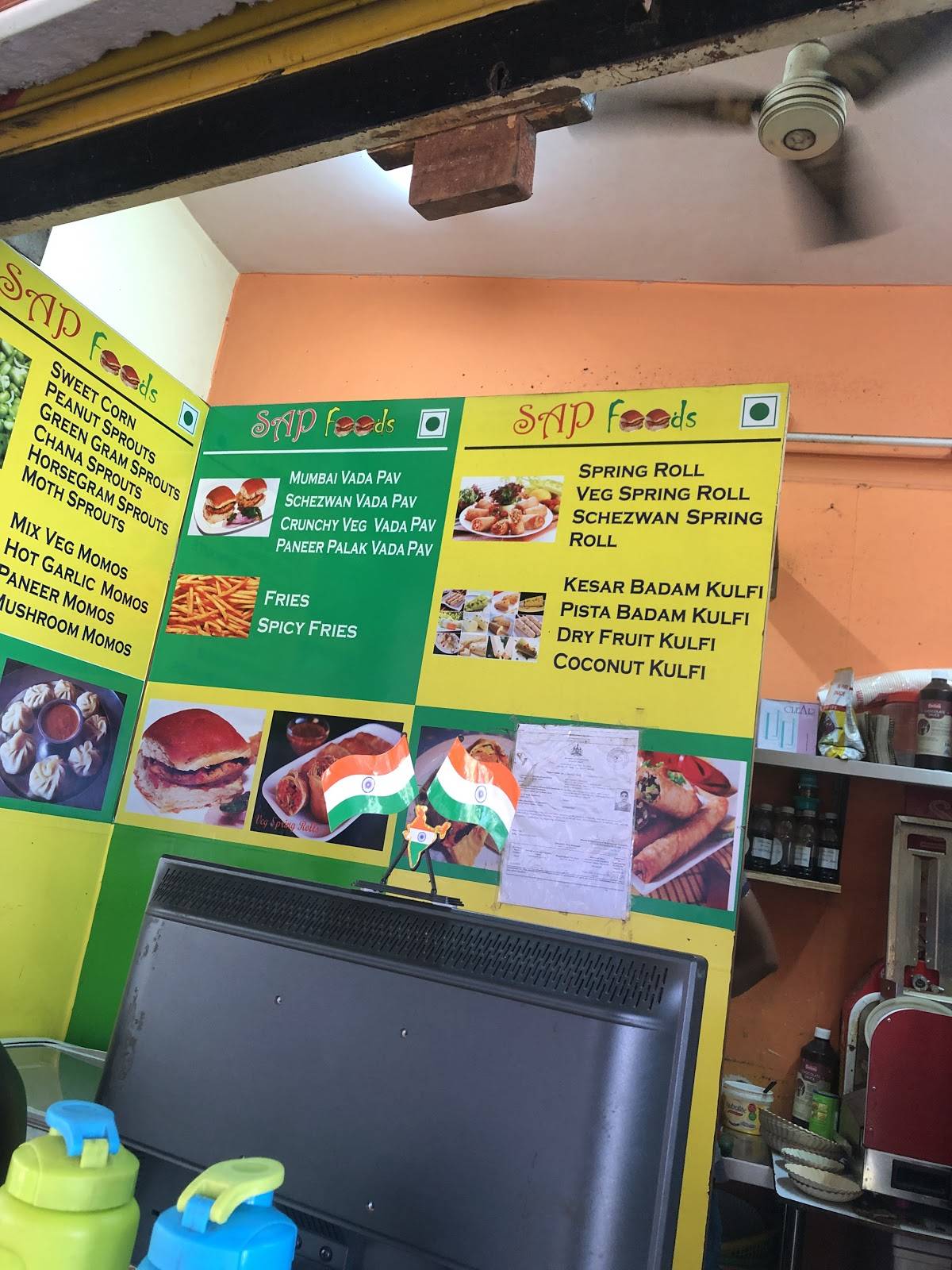 Menu at SAP Foods, Bengaluru