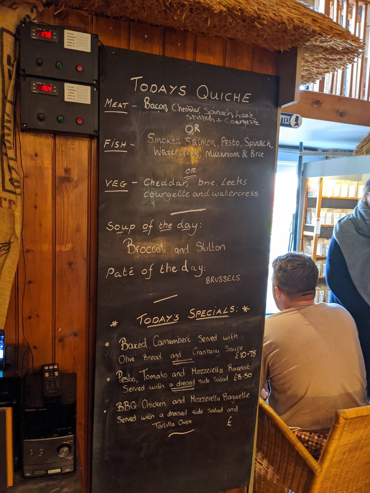 Menu at The Barn Cafe Dorset, Lytchett Minster