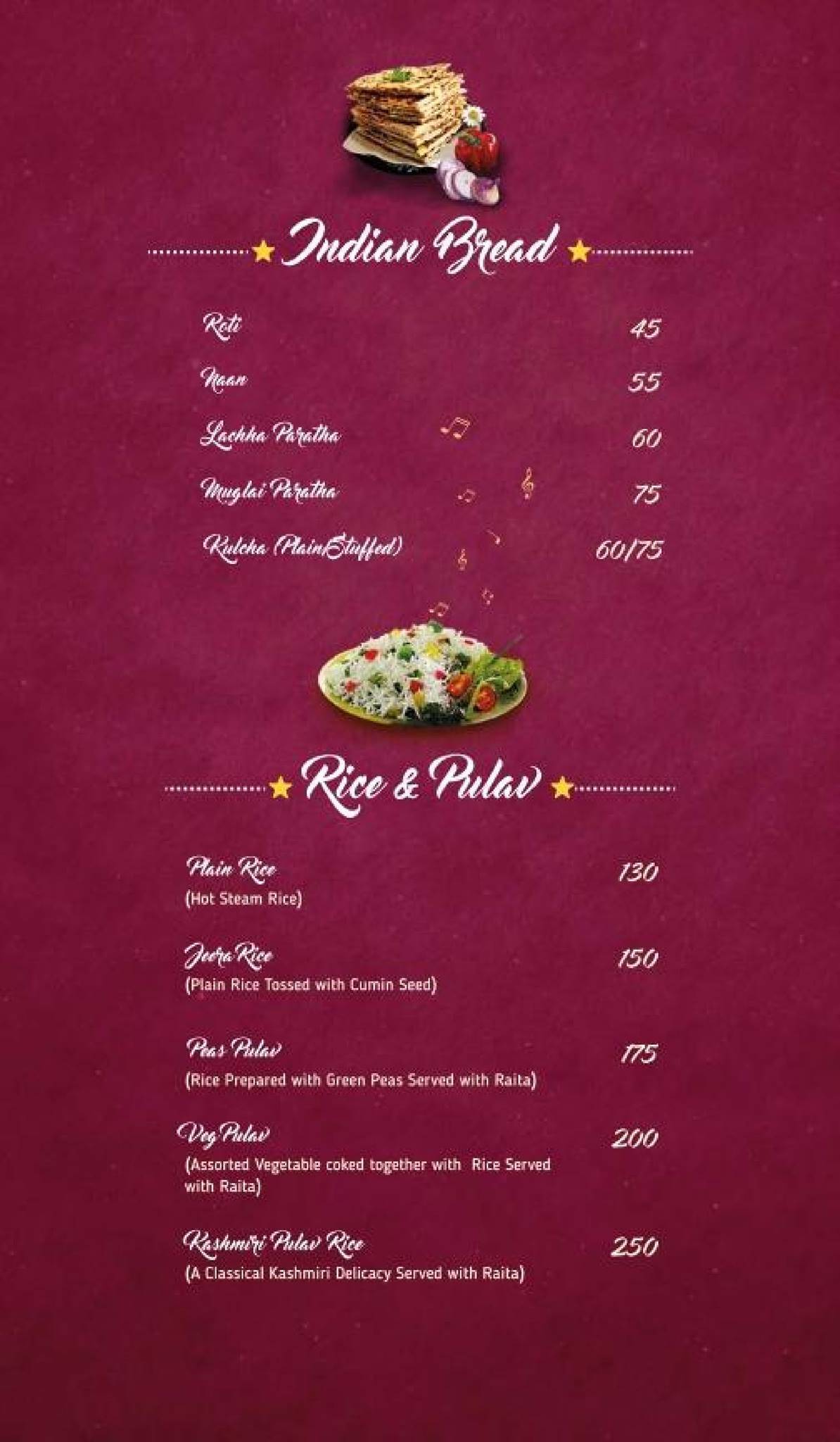 Menu at The Music Cafe, Raipur, Ambuja Mall