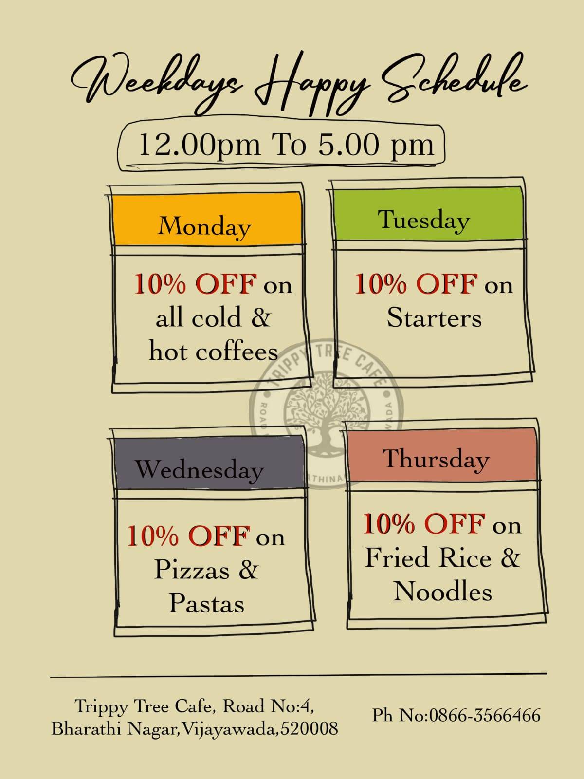 Menu at Trippy Tree Cafe(#TTC), Vijayawada