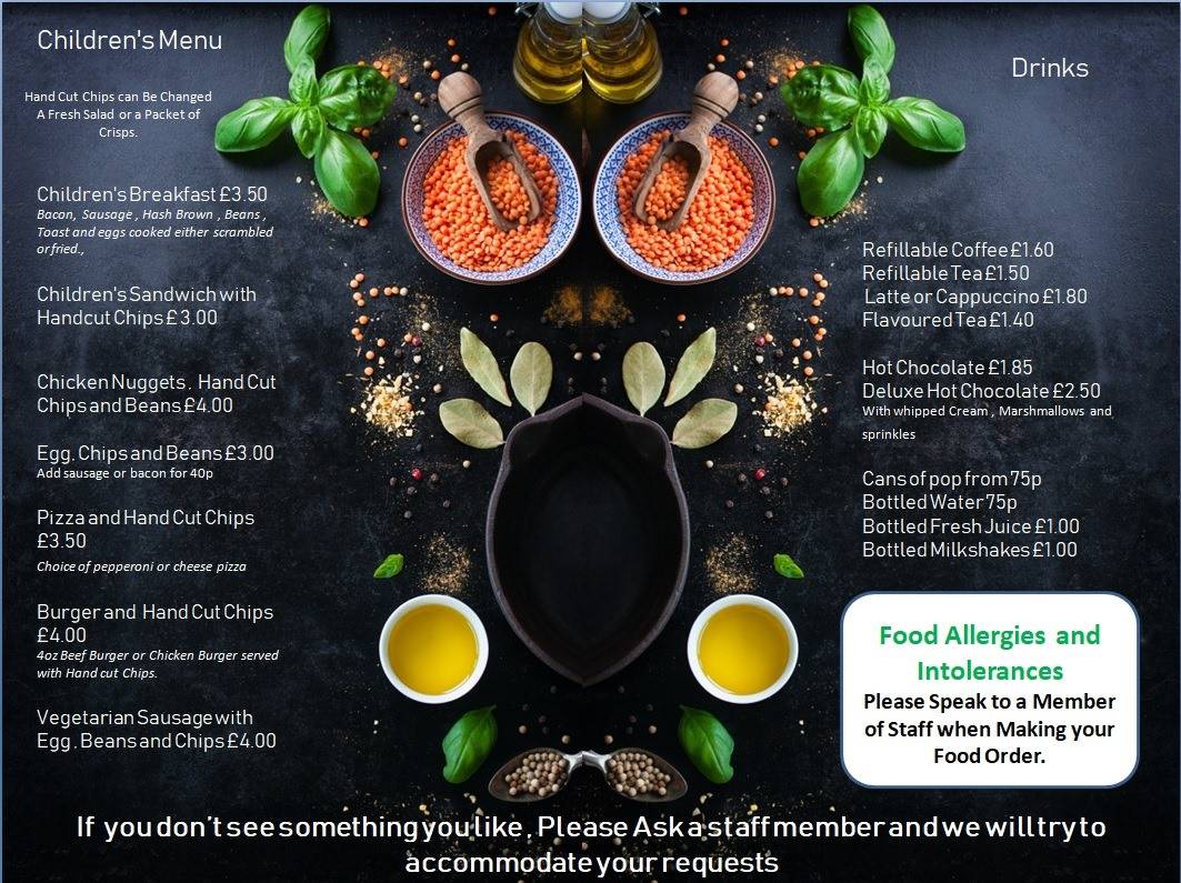 Menu at Cafe Fresh At Selco Warrington, Warrington