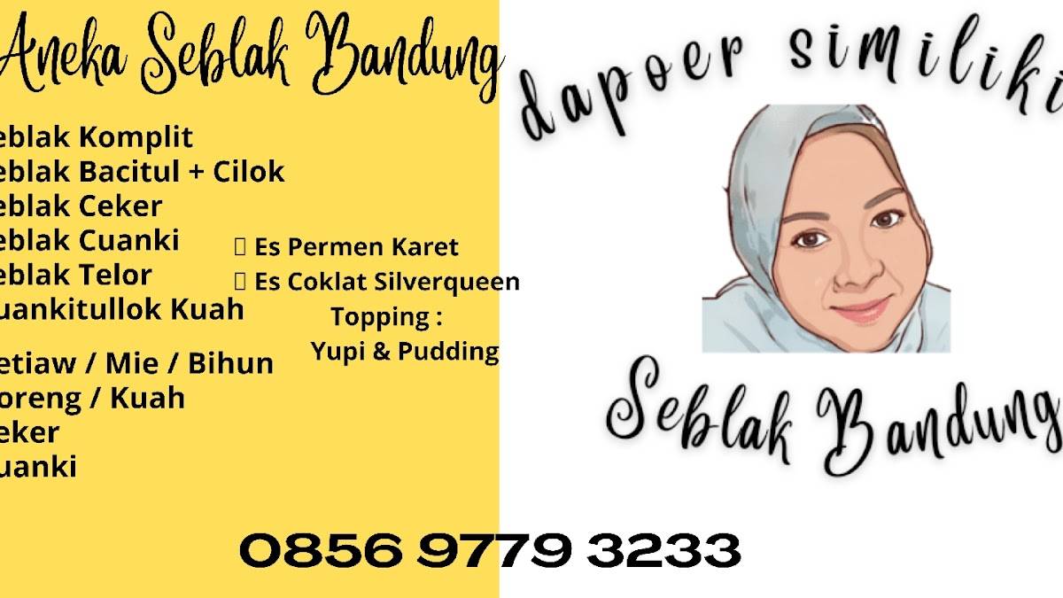 Menu at Aneka Seblak Bandung Dapoer-similikiti cafeteria, Indonesia