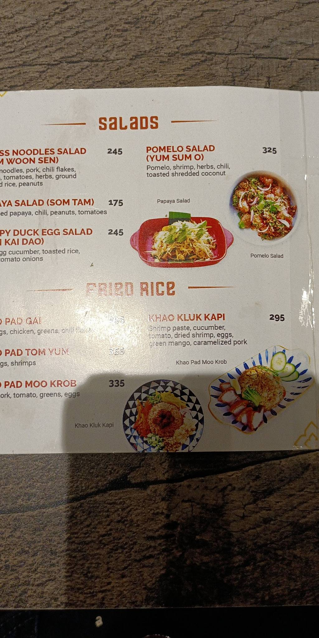Menu at It's a Thai - Calamba restaurant, Calamba