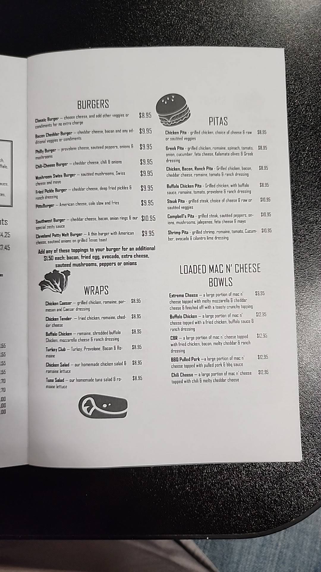 Menu at Two Smart Cookies desserts, Calcutta, Bell School Rd
