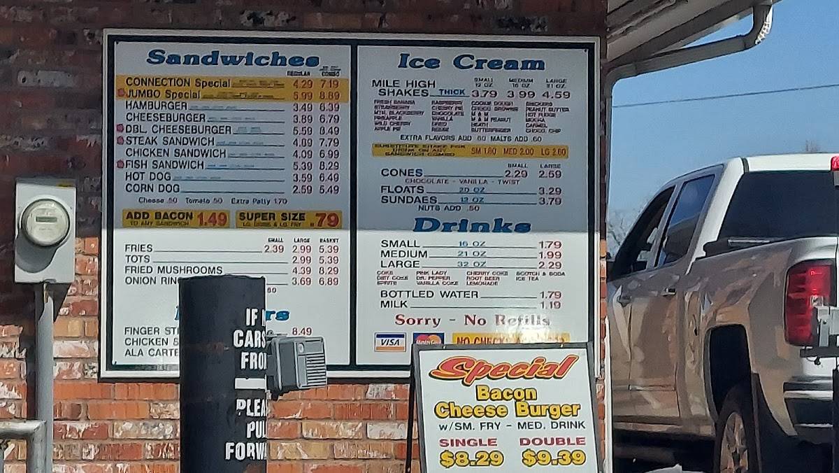 Menu at Hamburger Connection fast food, Caldwell