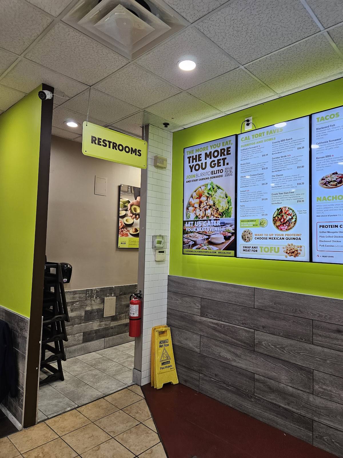 Menu at California Tortilla restaurant, Bowie