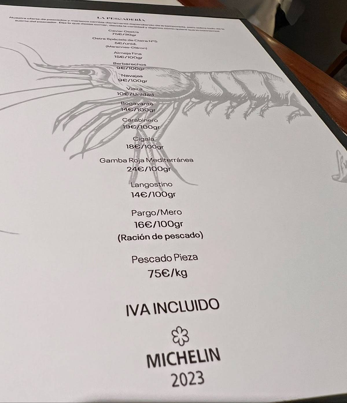 Menu at Cañabota pub & bar, Seville, C/ José Gestoso