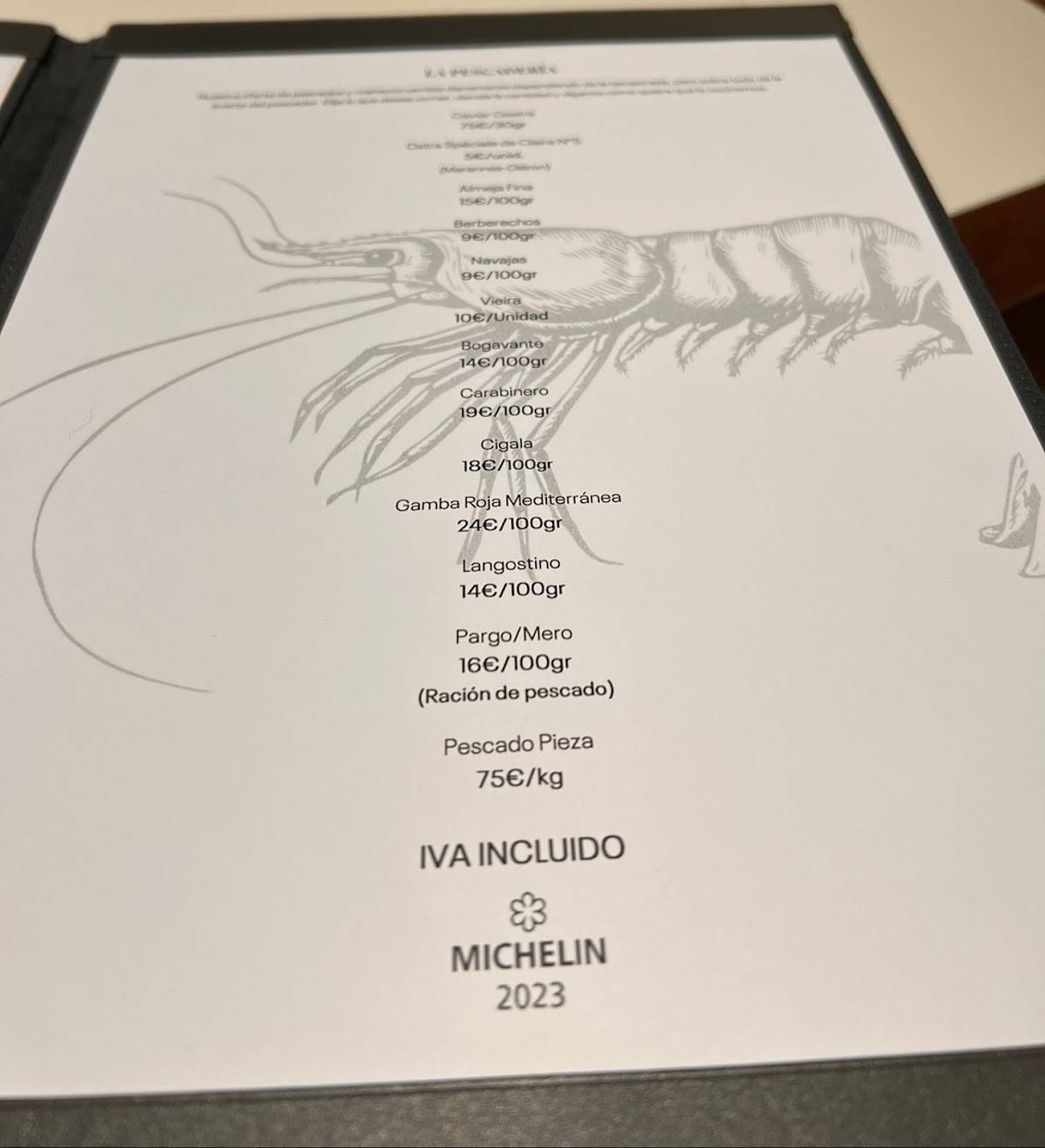 Menu at Cañabota pub & bar, Seville, C/ José Gestoso