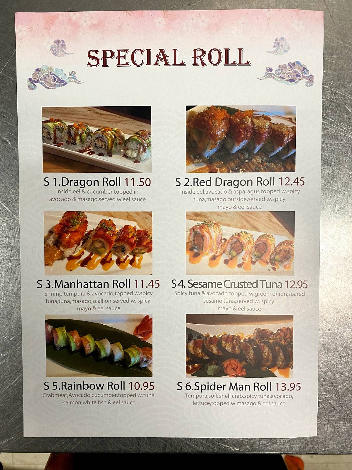 Menu at Tokyo Express restaurant, Tell City, 619 IN-66