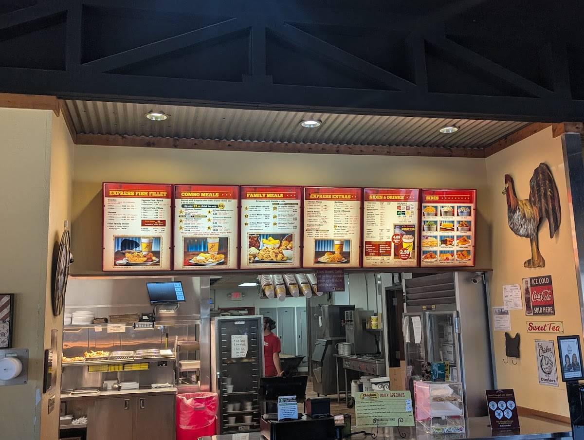 Menu at Chicken Express restaurant, Canyon
