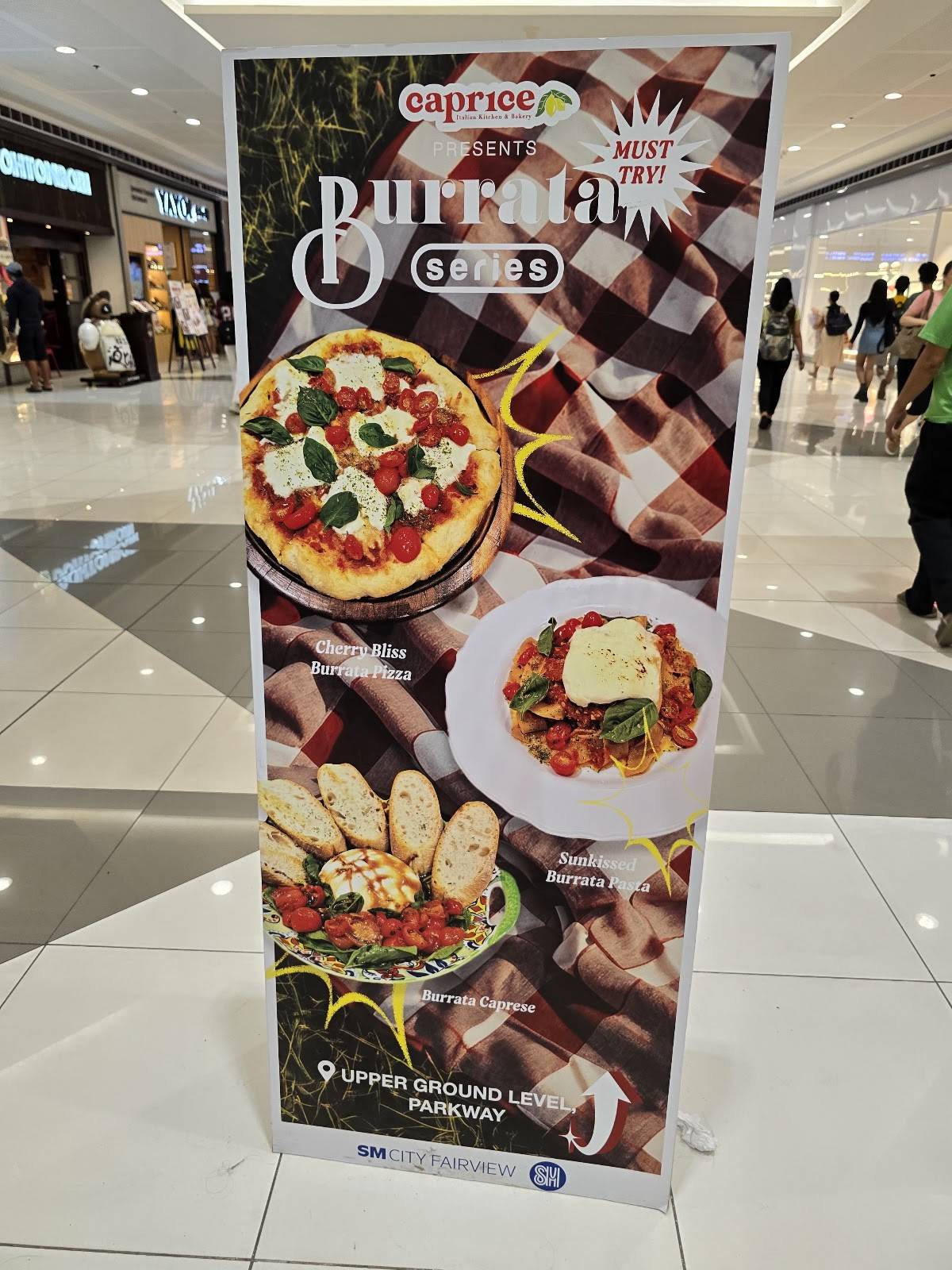 Menu at Caprice Italian Kitchen & Bakery, Quezon City
