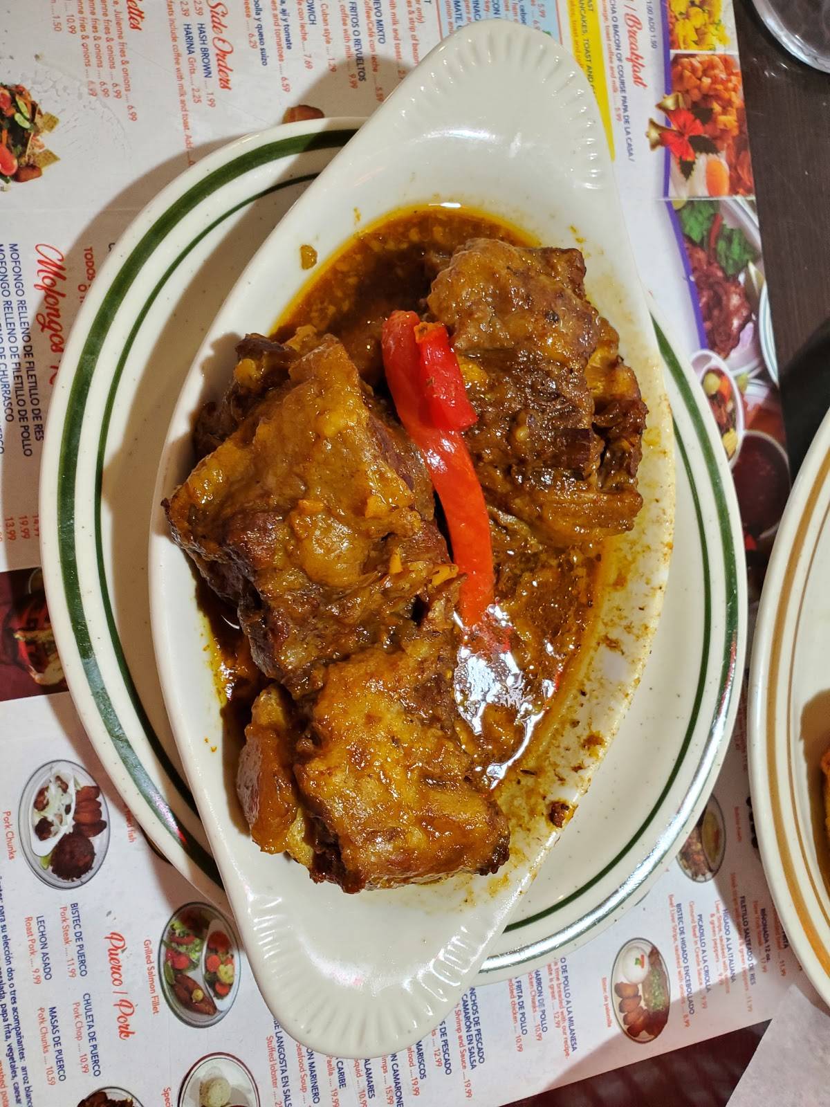 Menu at Caribe Cafe Restaurant, Hialeah, W 68th St