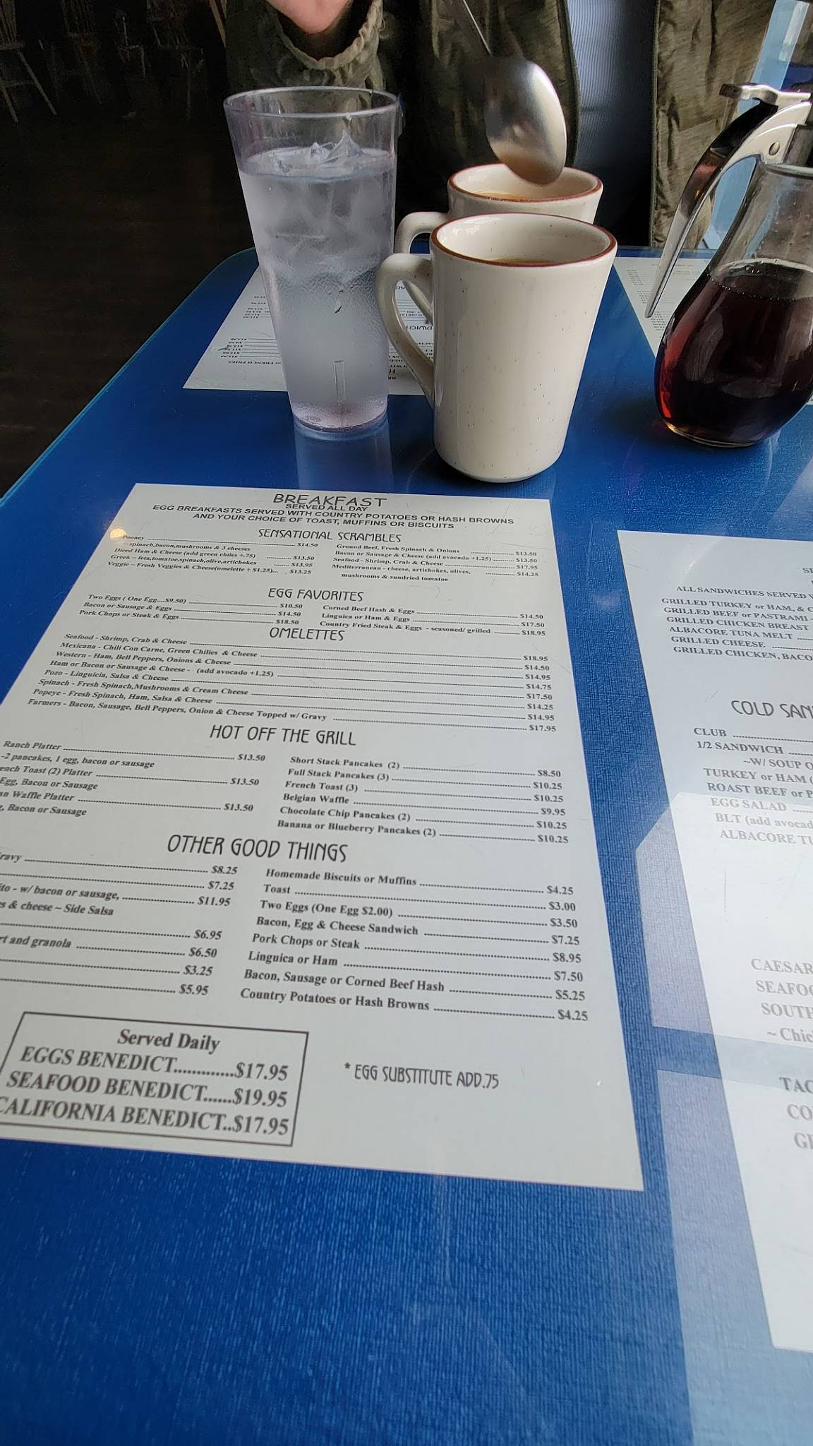 Menu at Carla's Country Kitchen And Gift Shop restaurant, Morro Bay