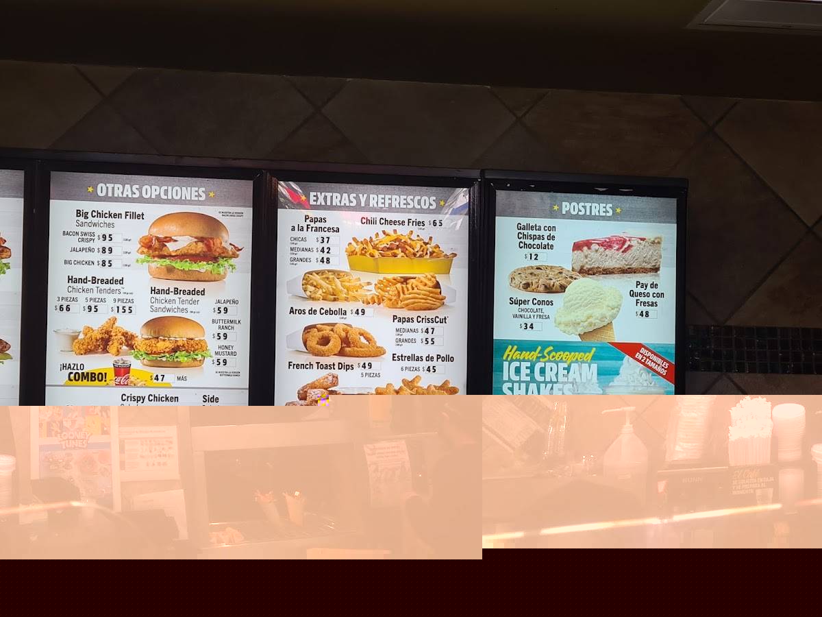 Menu at Carl's Jr restaurant, Nogales, Blvd. El Greco 45-int B06