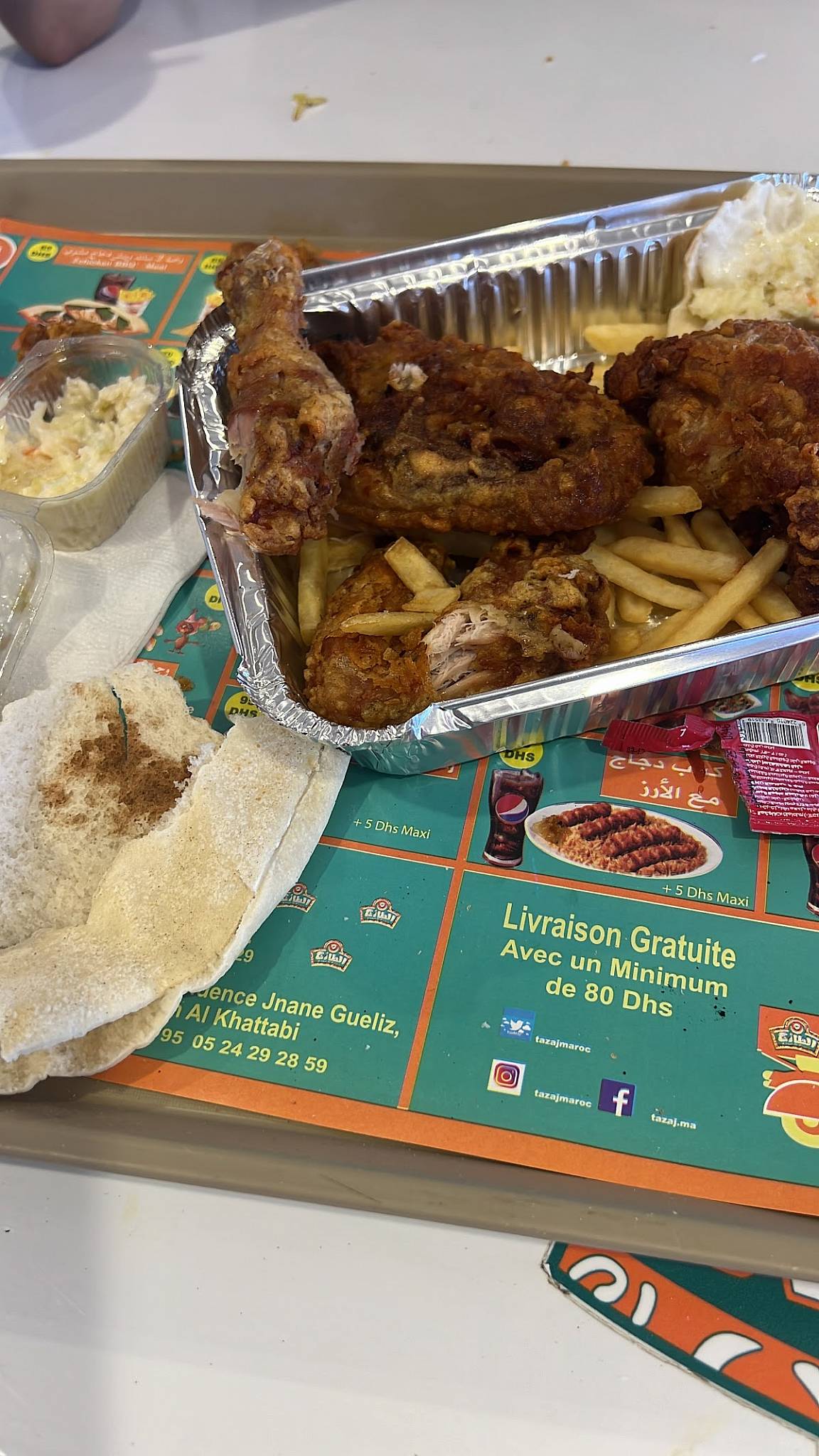 Menu at Al Tazaj restaurant, Casablanca, Cornich Ain Diab et، 25 Rue De ...