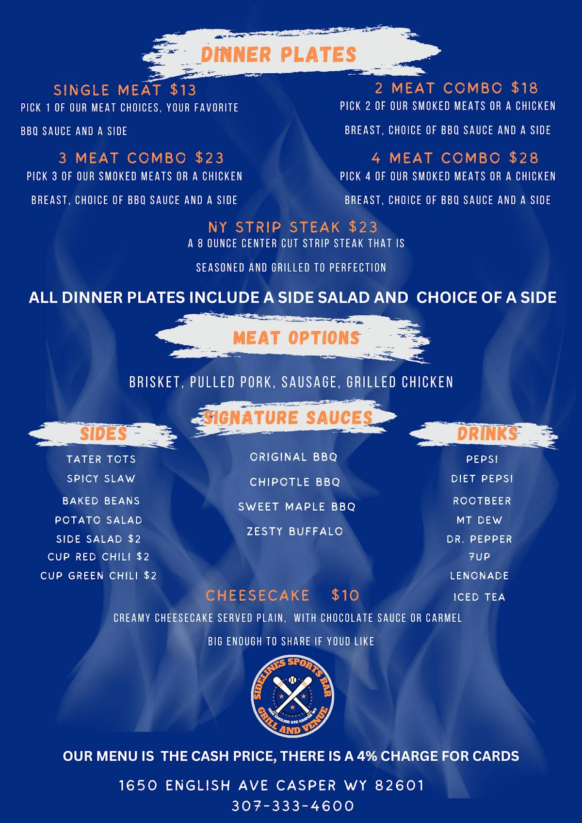 Menu at Mac's Smokehouse Grill and Sports Bar, Casper