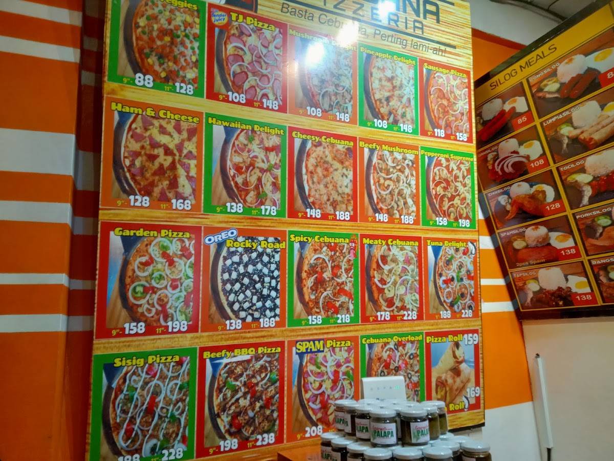 Carta del restaurante Cebuana Silogan, Mandaue