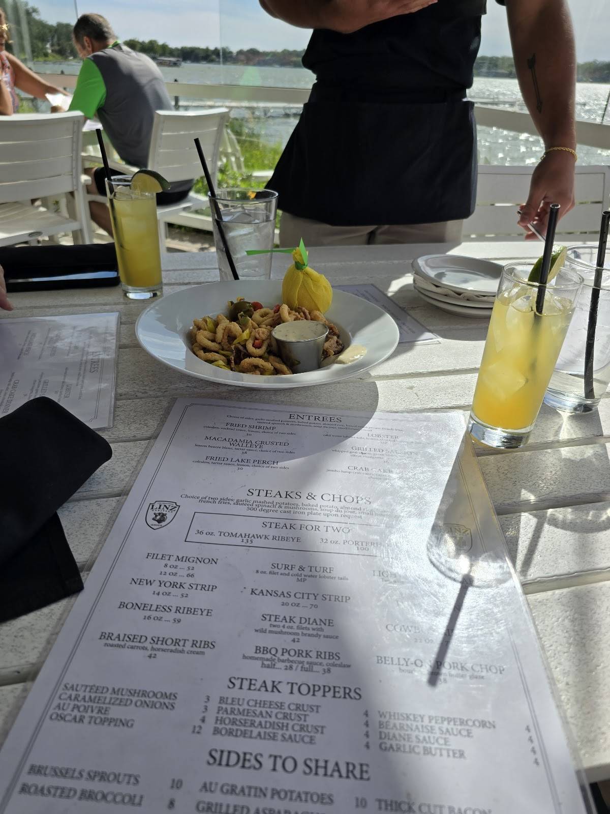 Menu at Lighthouse Restaurant, Cedar Lake