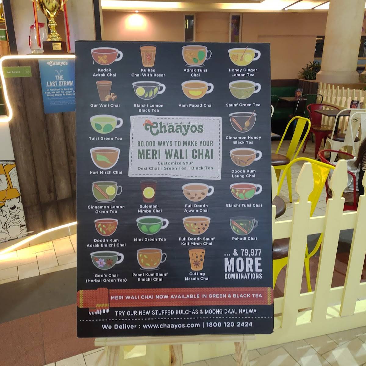 Menu at Chaayos, Mumbai, 101 Growels Mall