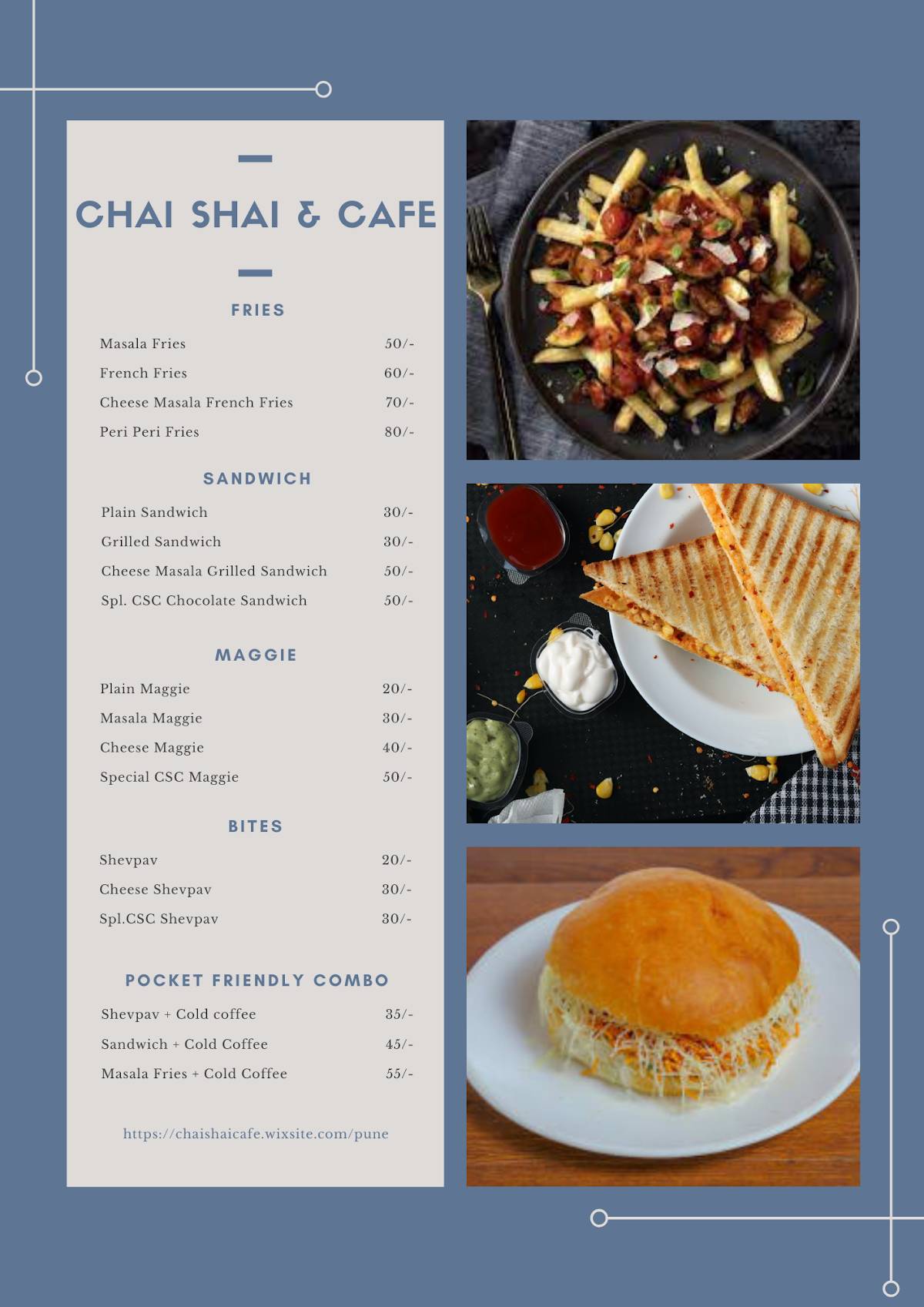 Menu at Chai Shai & Cafe, Pune
