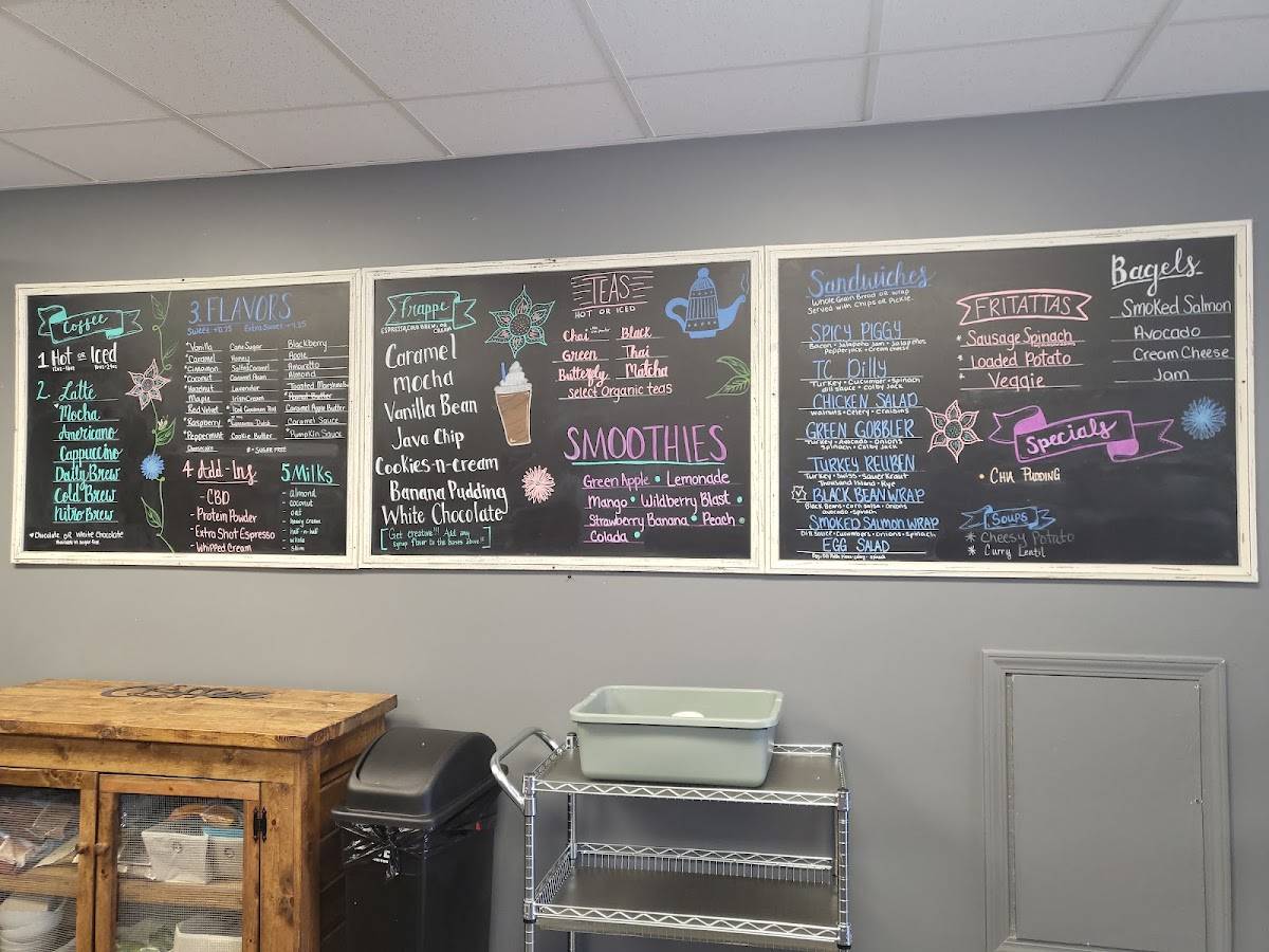 Menu at Daily Dose Cafe, Charleston