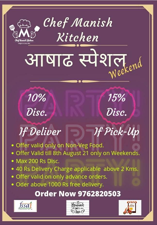 Menu at Chef Manish Kitchen - CMK Food Hub, Nashik