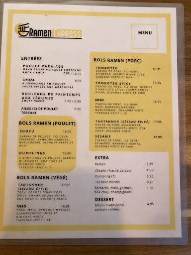 Menu au Chez Jordy - Café & Crèmerie, L'Ancienne-Lorette